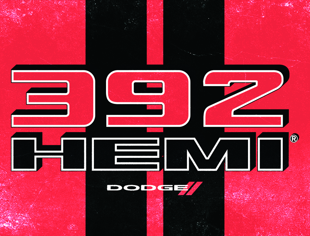 Metal Sign - 392 HEMI – Official FCA-Dodge Gear — Detroit Shirt Company