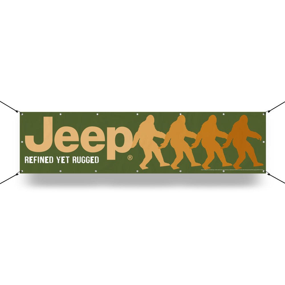 Jeep® Banner - Officially Licensed — Detroit Shirt Company