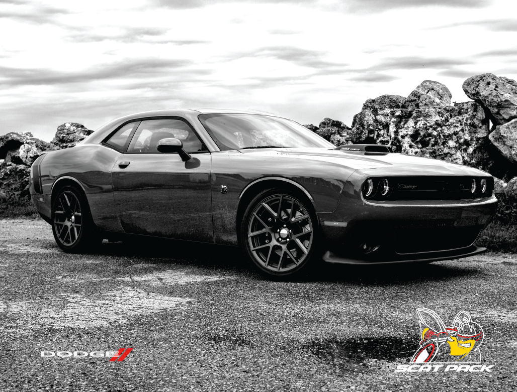 Metal Sign - Dodge Challenger Scat Pack – Official FCA-Dodge Gear ...