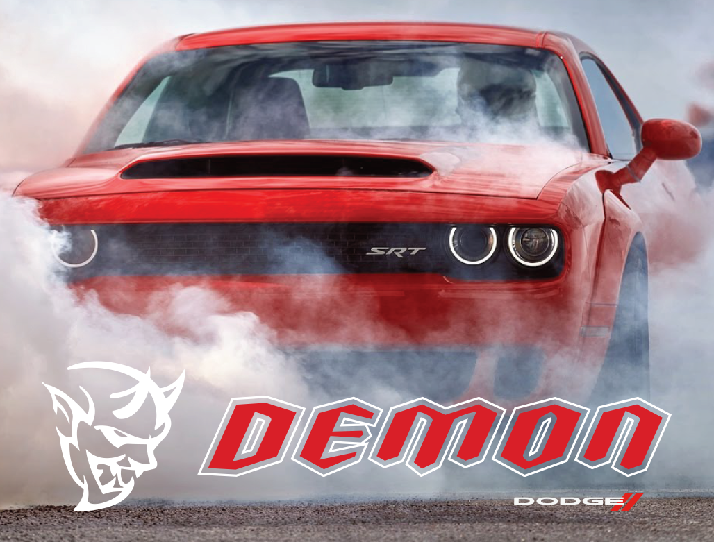 Metal Sign - Dodge Demon – Official FCA-Dodge Gear — Detroit Shirt Company