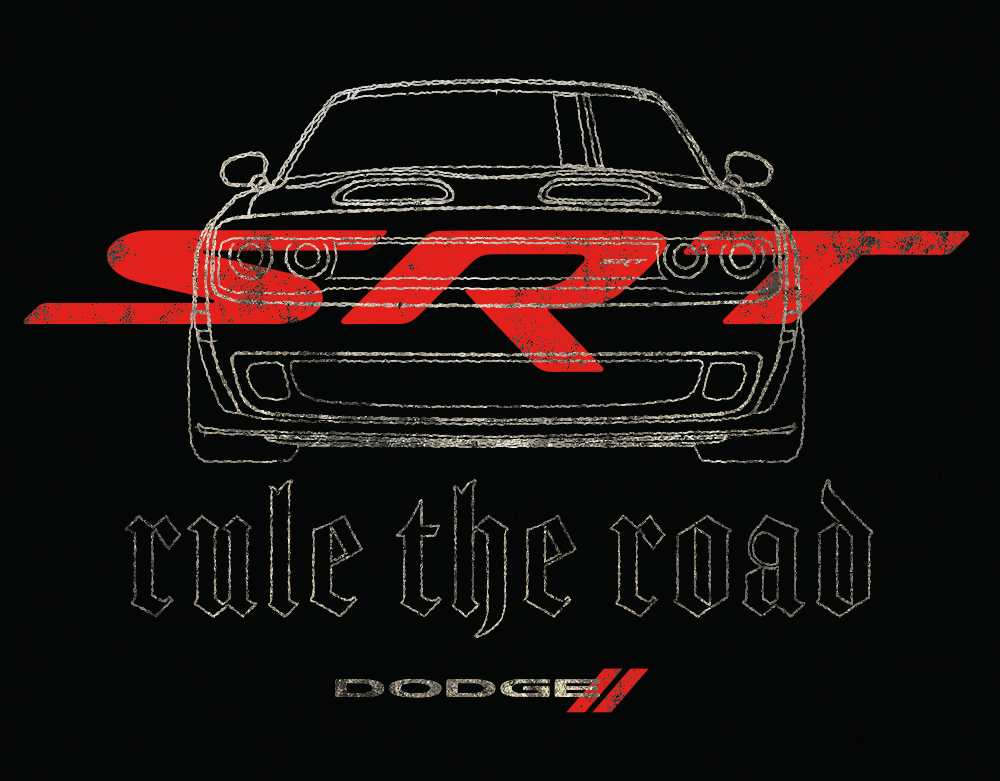 Metal Sign - Dodge SRT - Rule the Road – Official FCA-Dodge Gear ...
