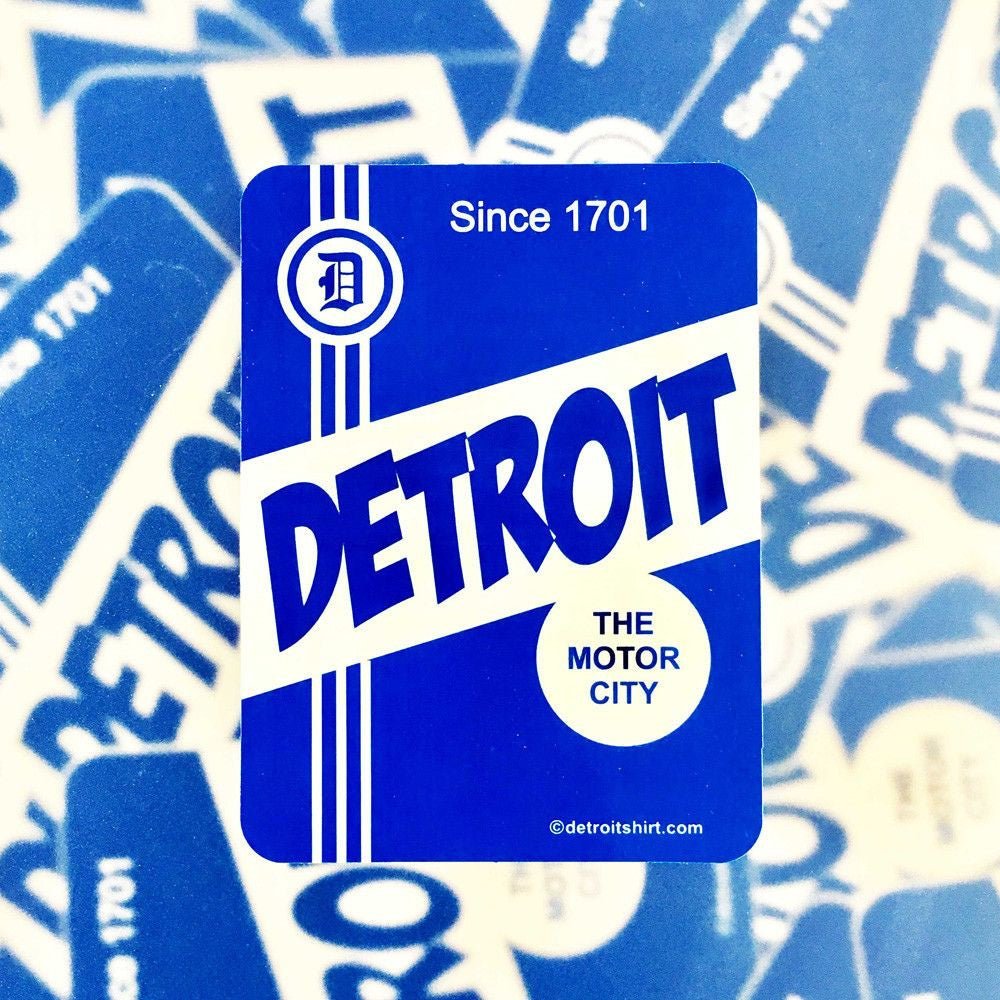 Sticker - Detroit Label – Official Detroit Shirt Company Gear