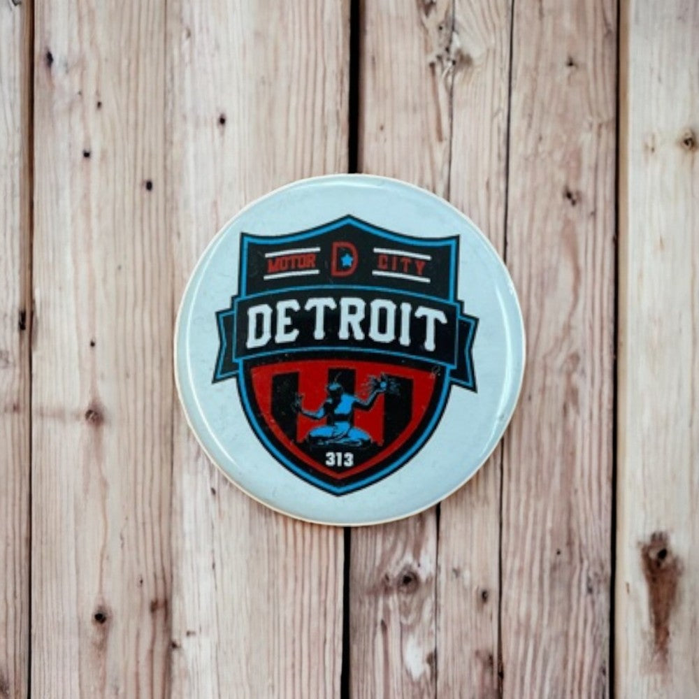 Button - Detroit Shield – Official Detroit Shirt Company Gear