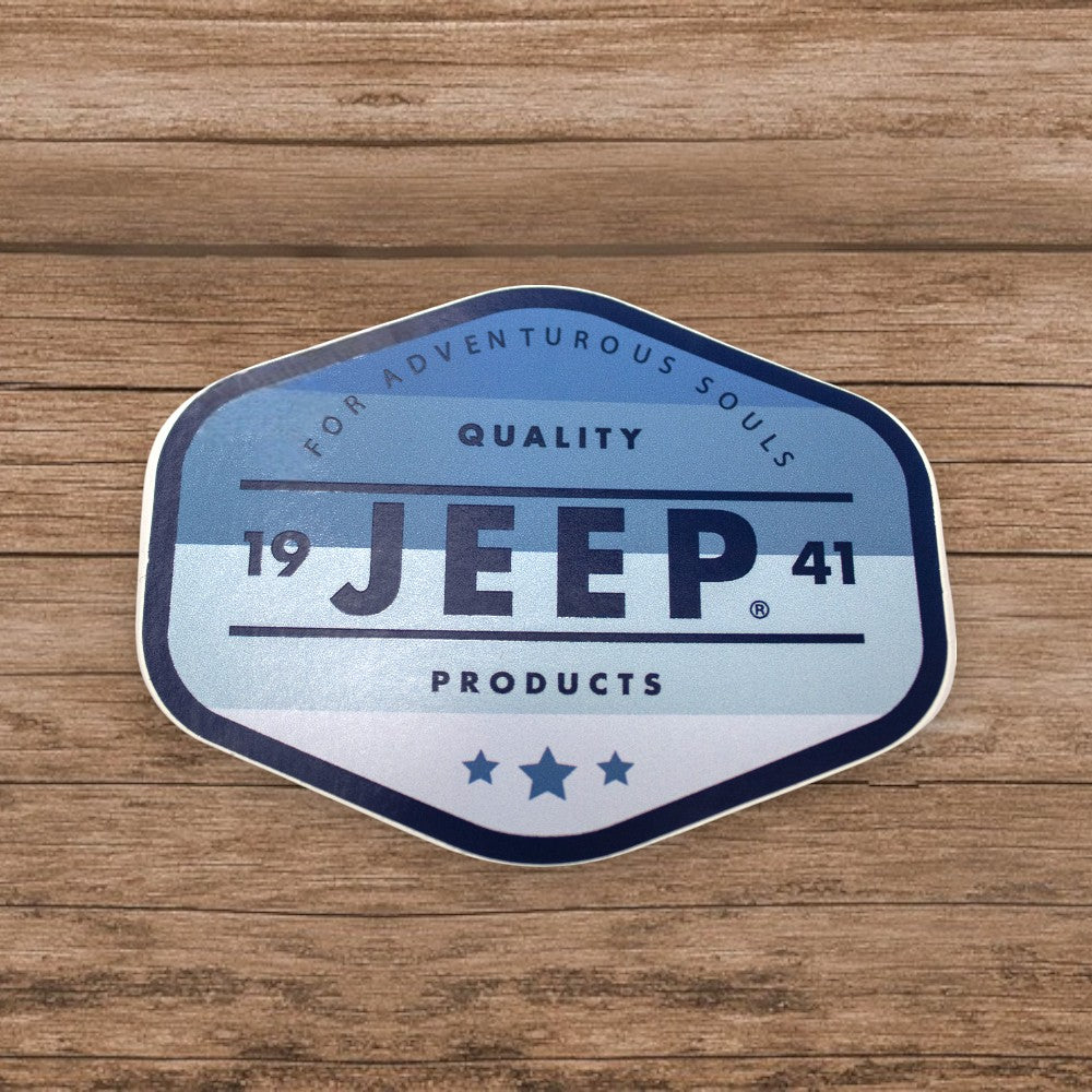 Sticker - Jeep® Quality Products Hex – Official FCA-Jeep Gear — Detroit ...