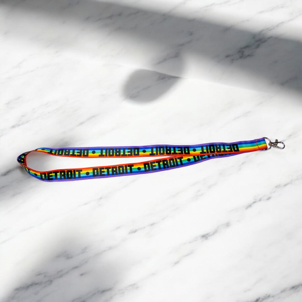 Lanyard - Detroit Rainbow – Official Detroit Shirt Company Gear