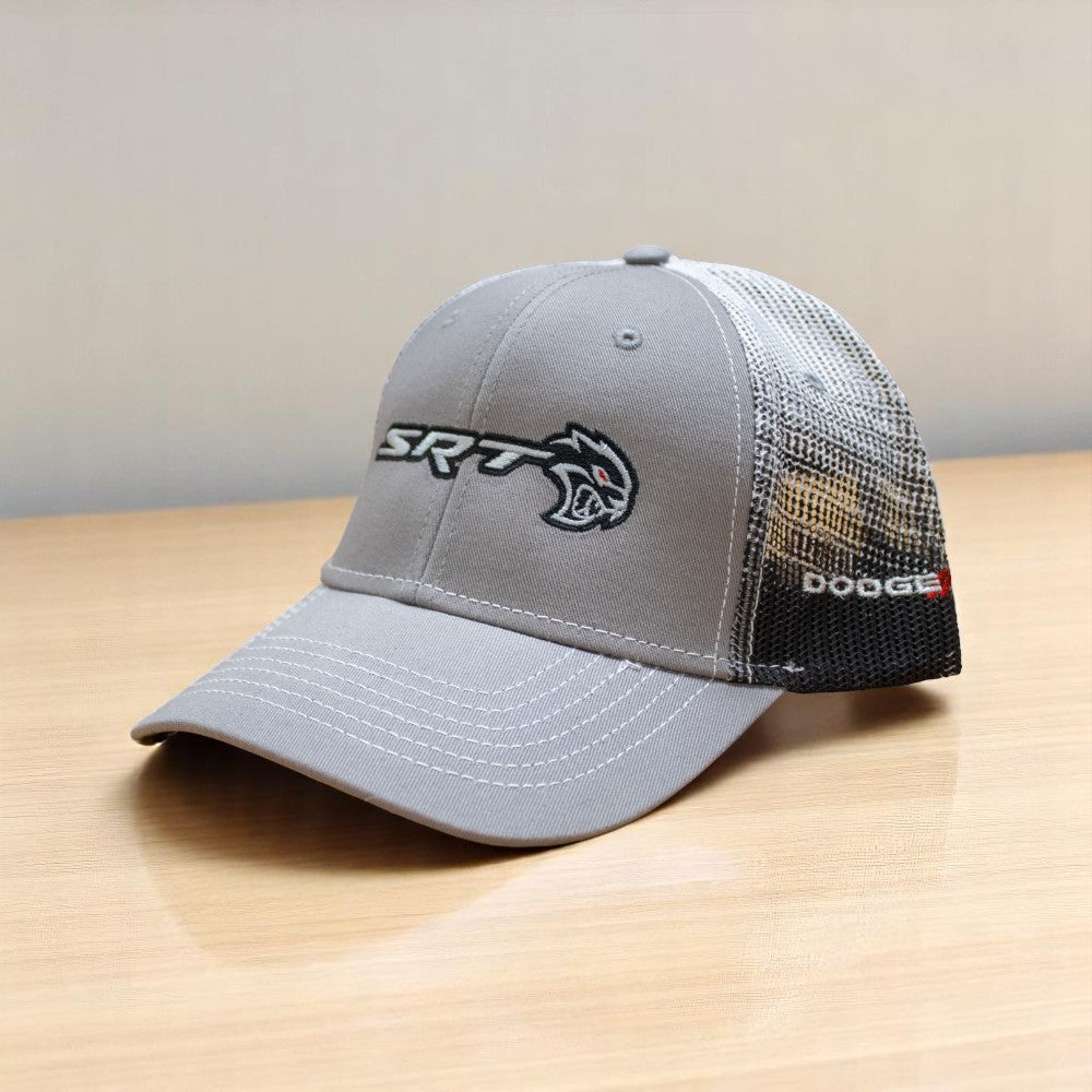 Hat - Dodge SRT Hellcat Redeye Gravel SnapBack Trucker - Black/Grey ...