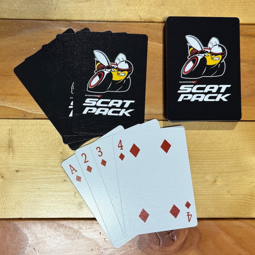 Playing Cards - Dodge Scat Pack – Official FCA-Dodge Gear — Detroit ...