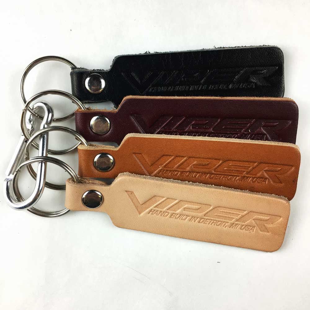 Keychain - Dodge Viper leather – Official FCA-Dodge Gear — Detroit ...