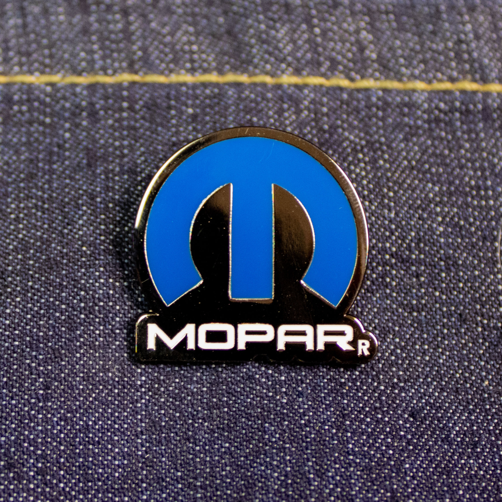 Enamel Pin - Mopar Stacked Logo – Official FCA-Mopar Gear — Detroit ...