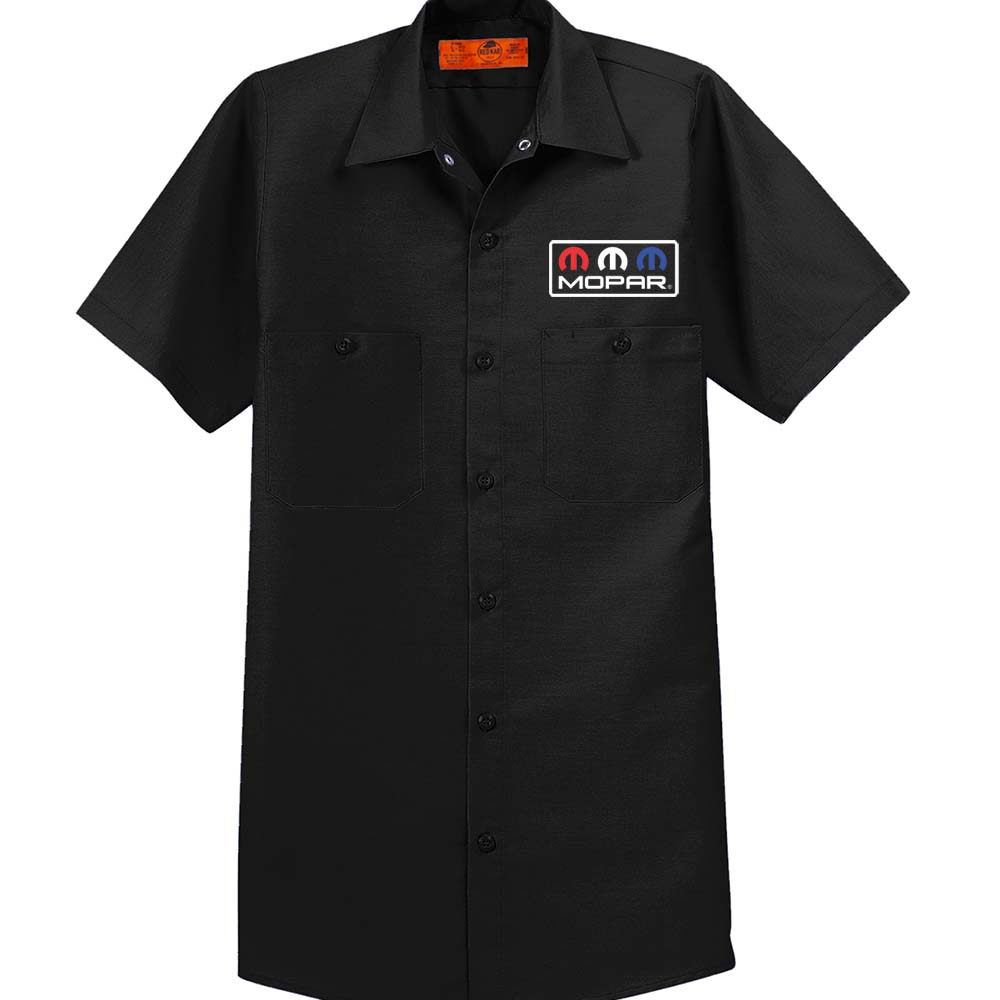 Mens Mopar RWB Mechanic Shirt - Black – Official FCA-Mopar Gear ...
