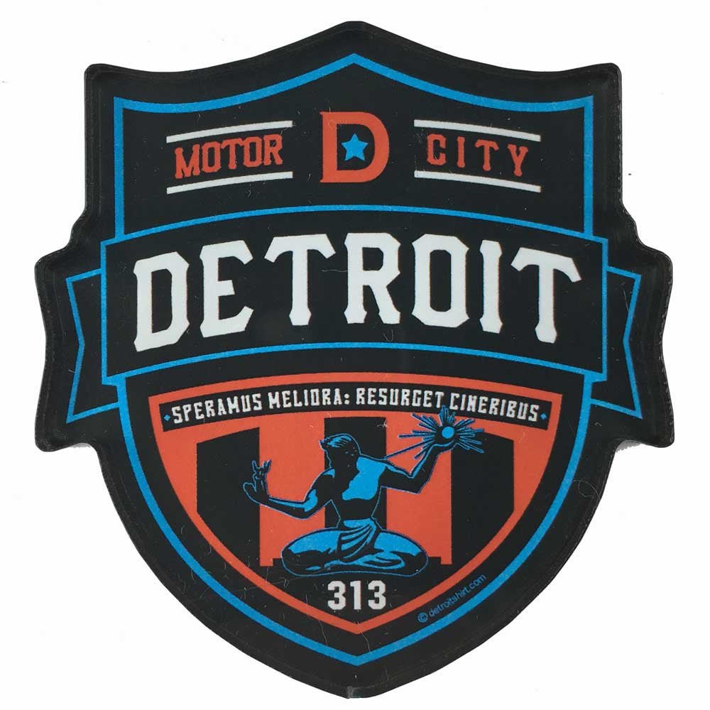 Magnet - Detroit Shield – Official Detroit Shirt Company Gear
