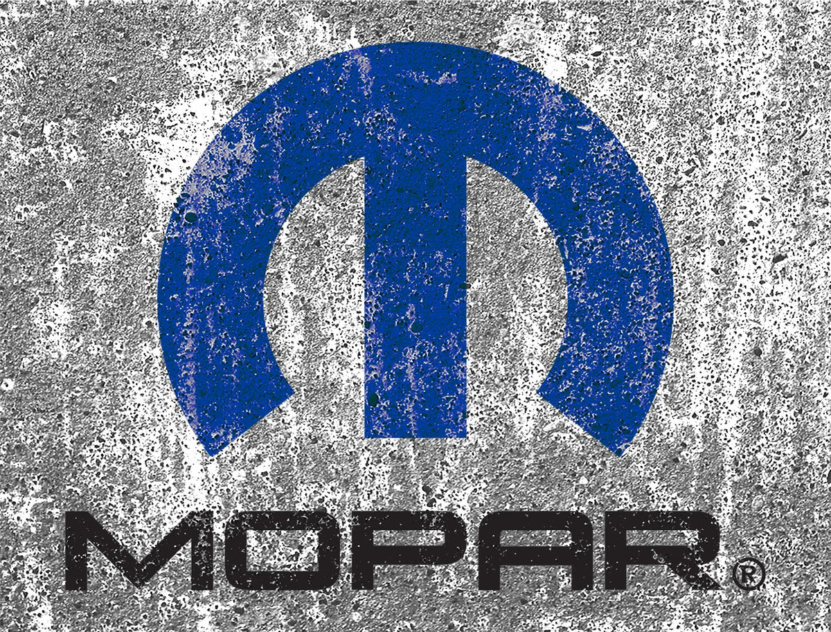 Metal Sign - Mopar Concrete – Official FCA-Mopar Gear — Detroit Shirt ...