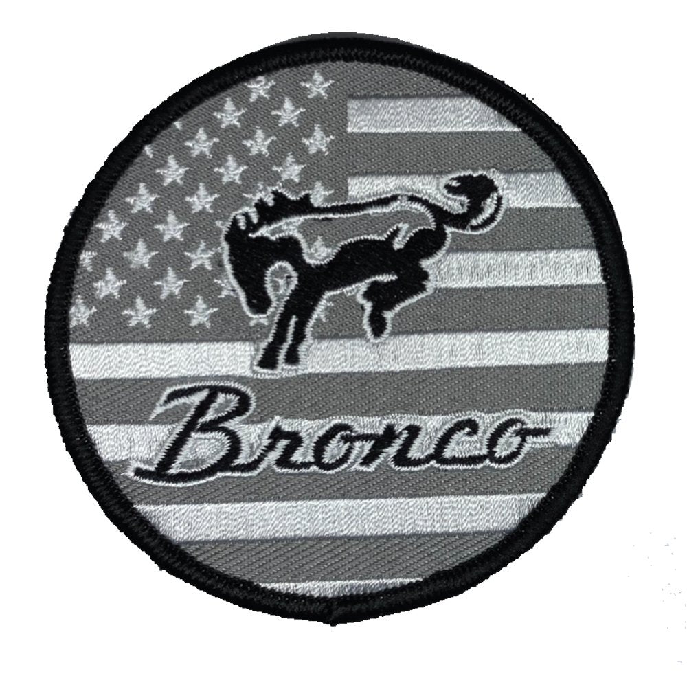 Patch - Ford Bronco Flag - Blackout – Official DSC-Ford Gear — Detroit ...