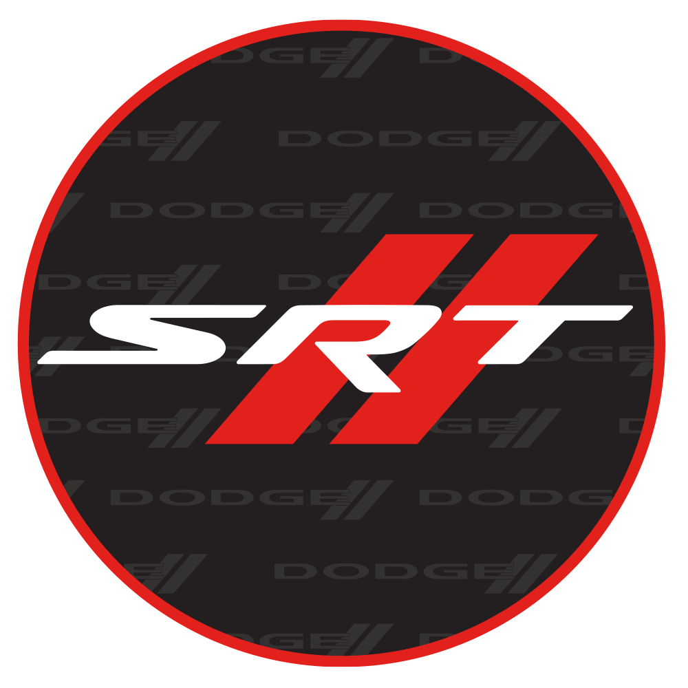 Sticker - Dodge SRT - Round — Detroit Shirt Company