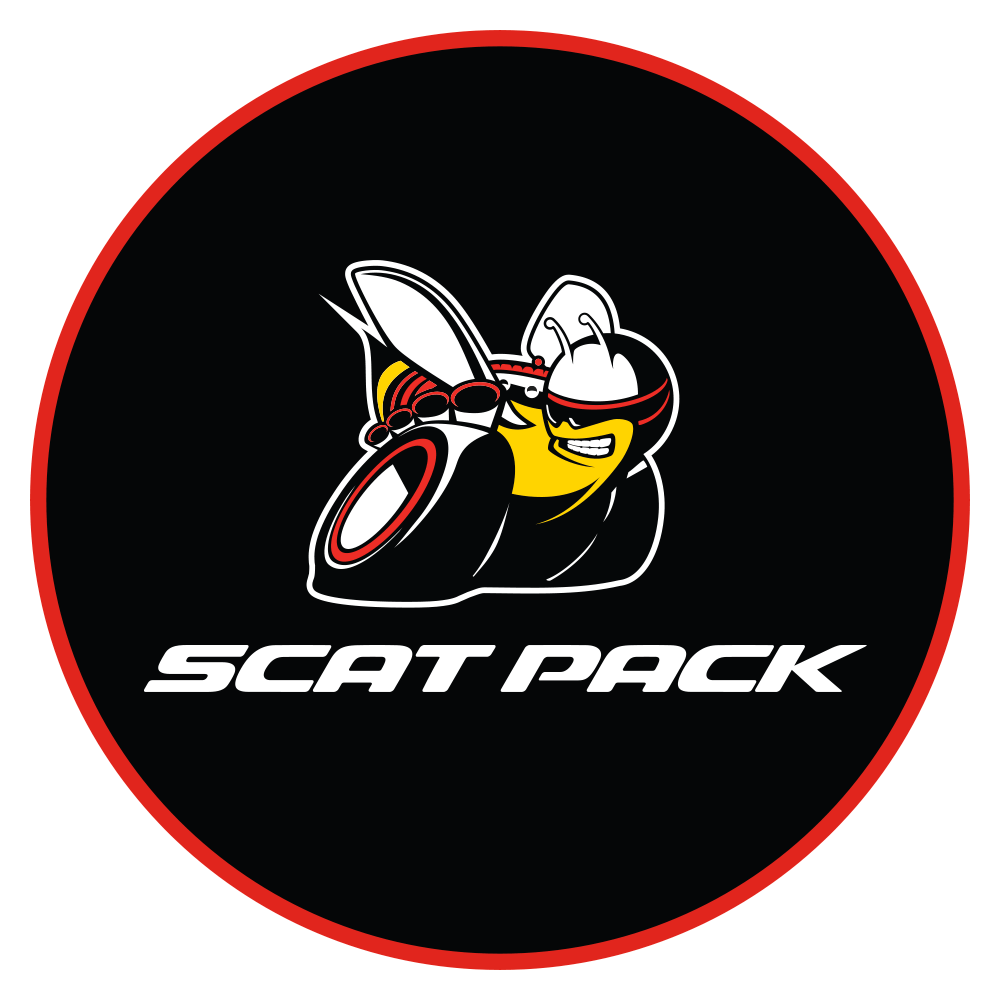 Sticker - Dodge Scat Pack - Round – Official FCA-Dodge Gear — Detroit ...